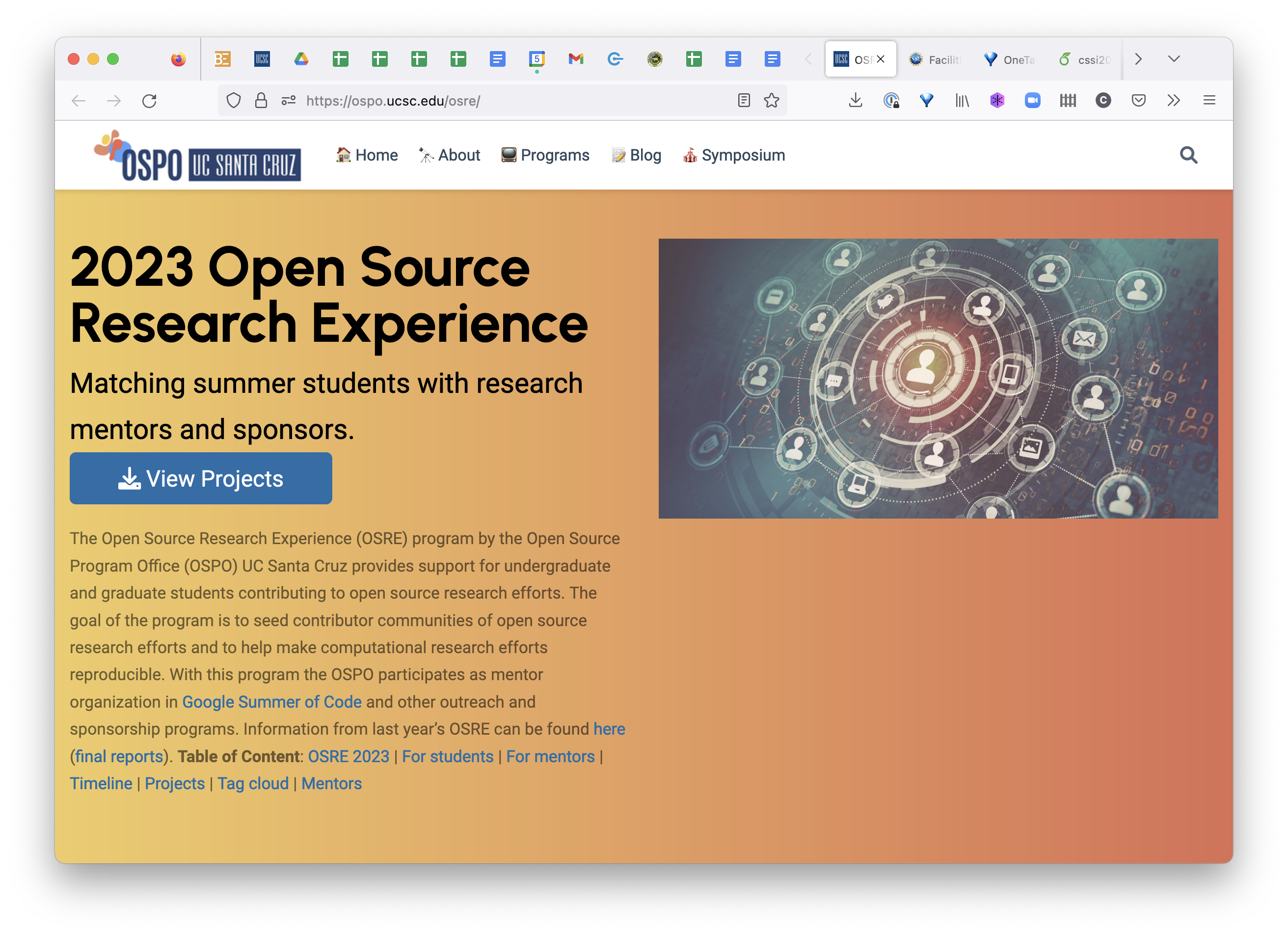 Register for the OSRE 2023 Mentor Info Session | UCSC OSPO