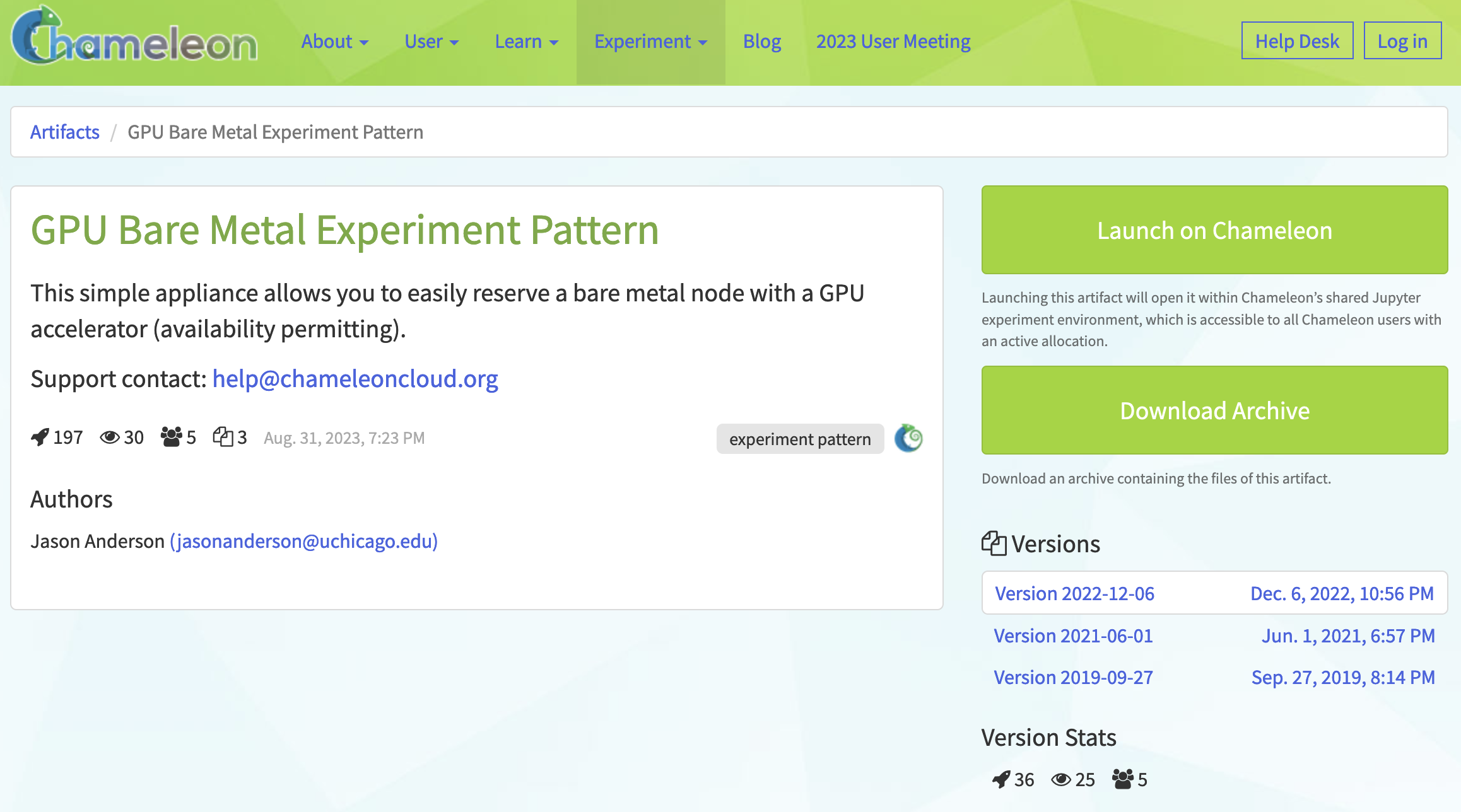 Chameleon Trovi Redesign | UCSC OSPO